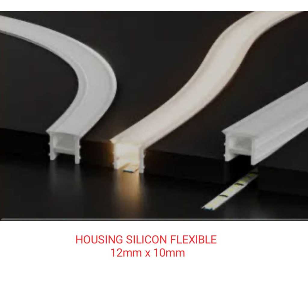 Jual Housing / rumah led strip flexible silicon uk.12mmx10mm. best ...
