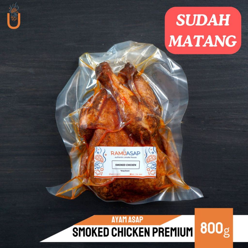 Jual Ayam Asap Smoked Chicken Frozen (Utuh + Free Sambal) | Shopee ...