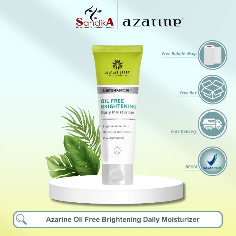 Jual Azarine Oil Free Brightening Daily Moisturizer 40ml | Shopee Indonesia
