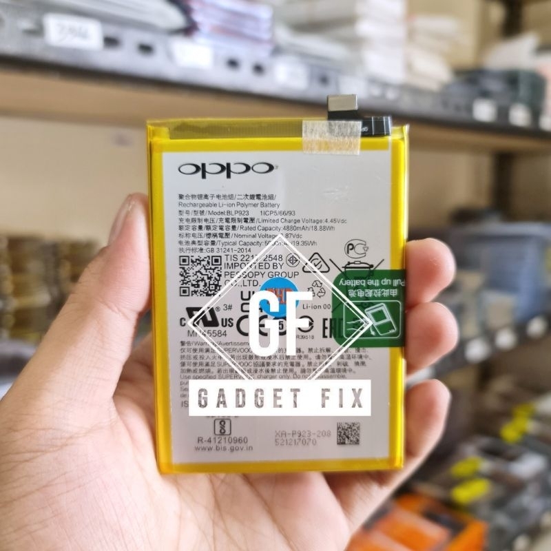 Jual Baterai Batre BLP923 Original HP Oppo A58 4G Battery Batrei Tanam | Shopee Indonesia