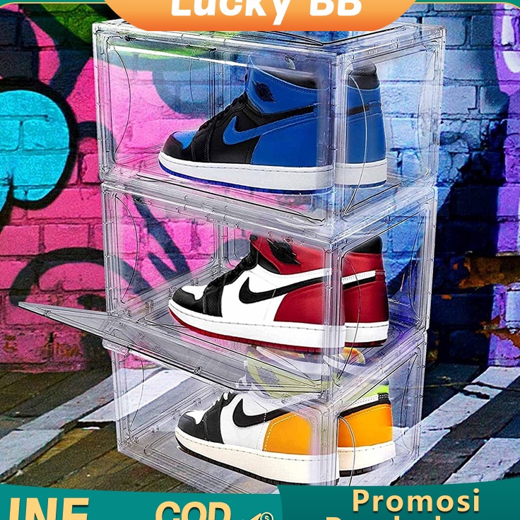 Jual Harga Bersaing Acrylic Akrilik Kotak Sepatu Shoe box Premium ...