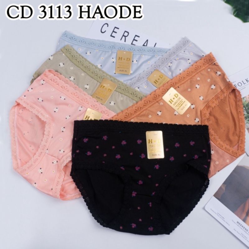 Jual Celana Dalam Wanita Dewasa Motif / CD Cewek Remaja Dewasa Haode 3113 Haode 3116 | Shopee ...