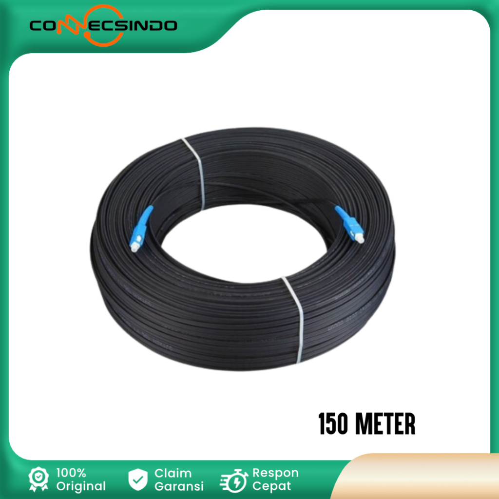 Jual Kabel Drop Wire Fiber Optik Drop Core 150 Meter | Shopee Indonesia