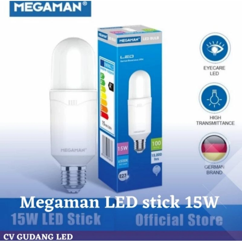Jual Lampu Led 15 Watt Stick 6500k Putih YTP5271 - Megaman | Shopee Indonesia