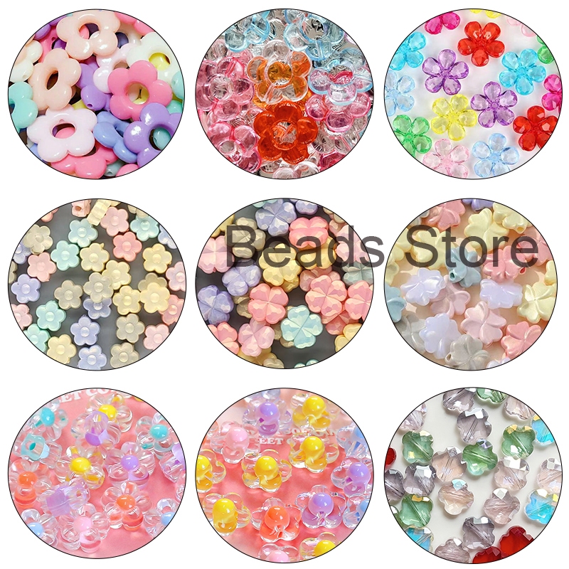Jual [COD Ready stock]Mote Clear Ice Flower -manik Longgar Dari ...