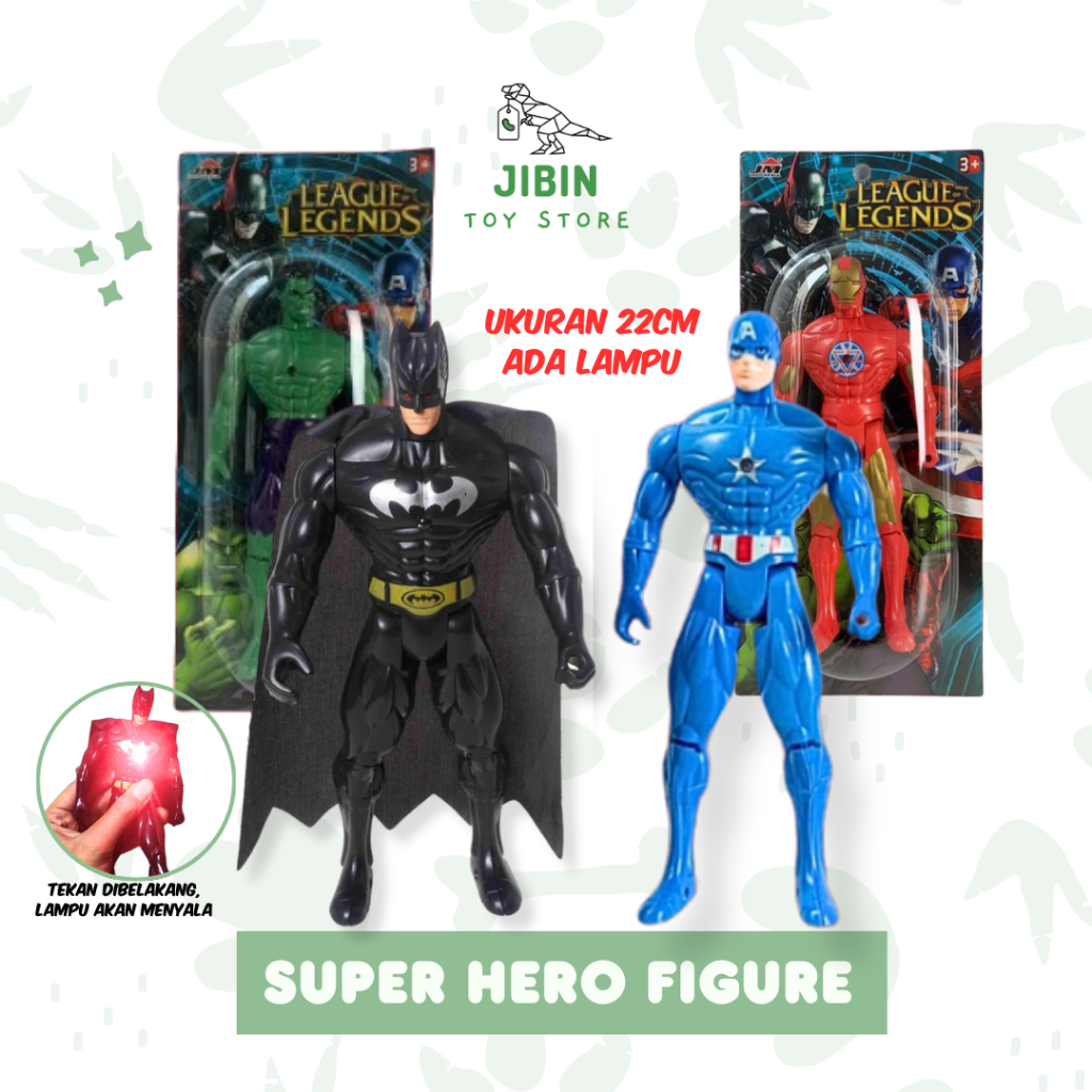 Jual JIBIN Mainan Anak Avengers Action Figure Big / Mainan Super Hero ...