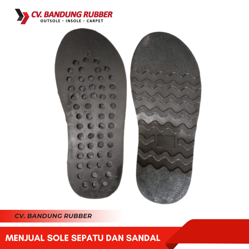 Jual Outsole Karet Sandal Gunung - Sol BR 04 Tipis Hitam | Shopee Indonesia