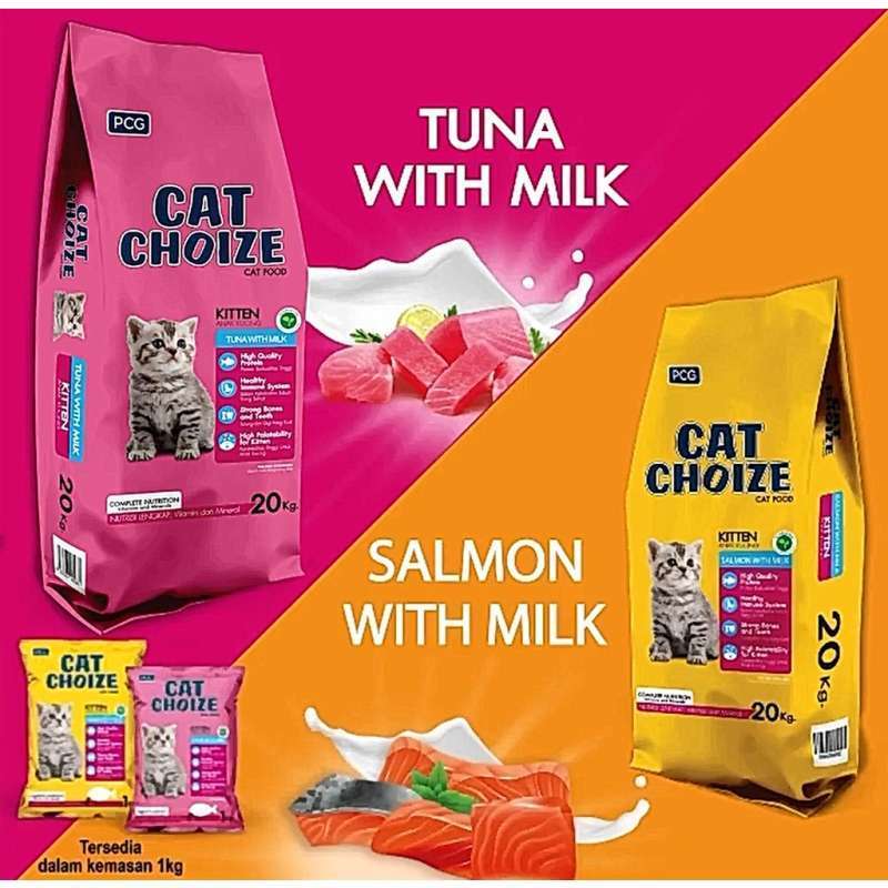 Jual cat choice kitten 5kg makanan kucing kering kemasan frespack ...