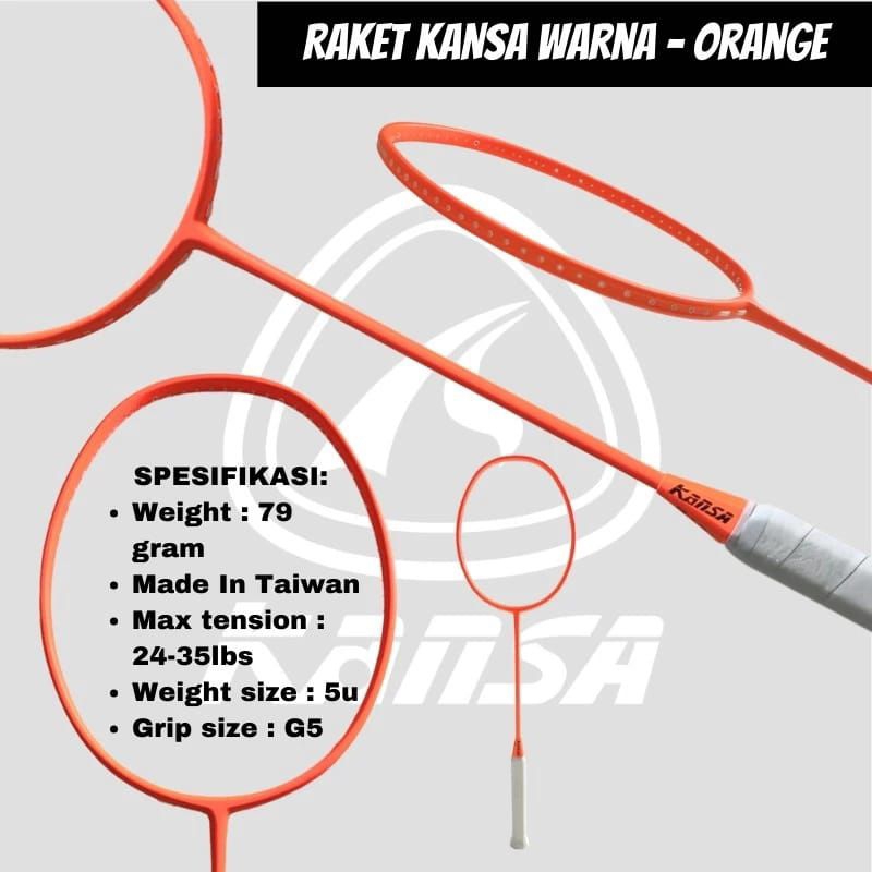 Jual raket badminton kansa candy 35lbs raket bulutangkis original kansa ...