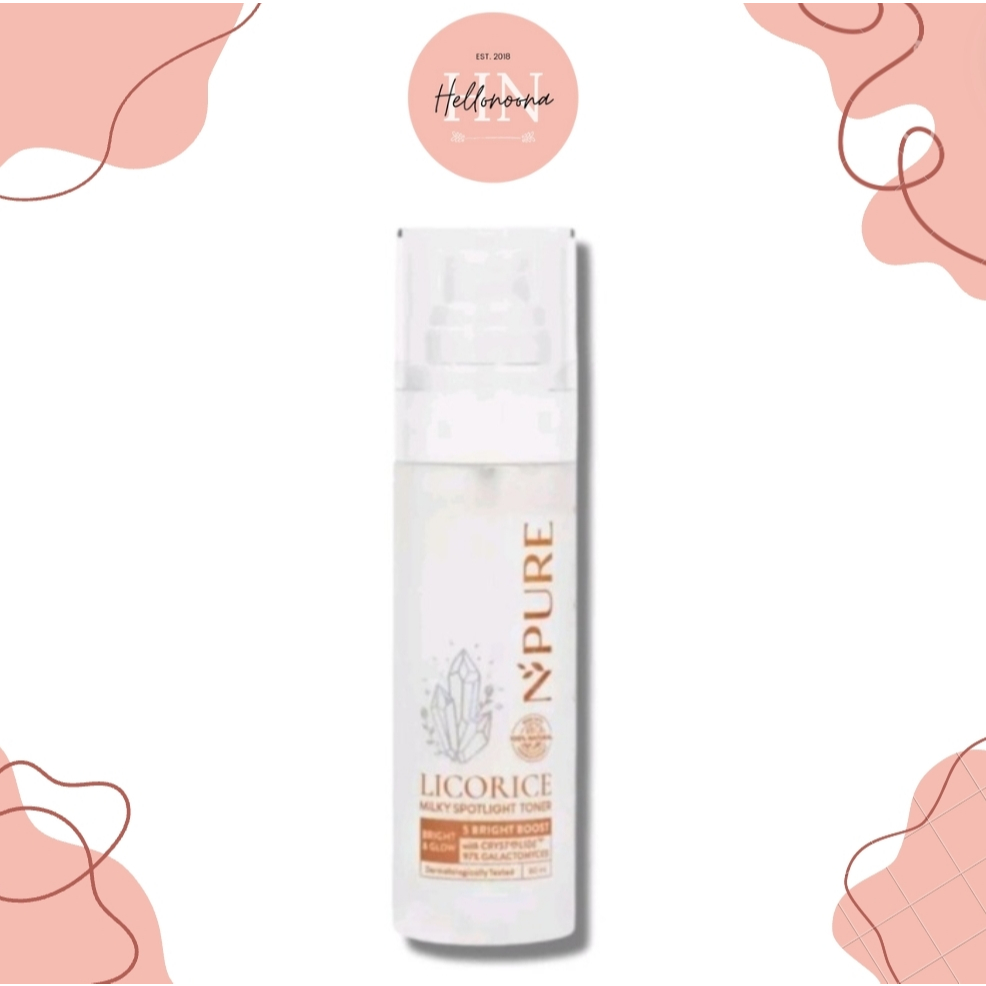 Jual NPURE - Licorice Milky Spotlight Toner 80ml | Shopee Indonesia