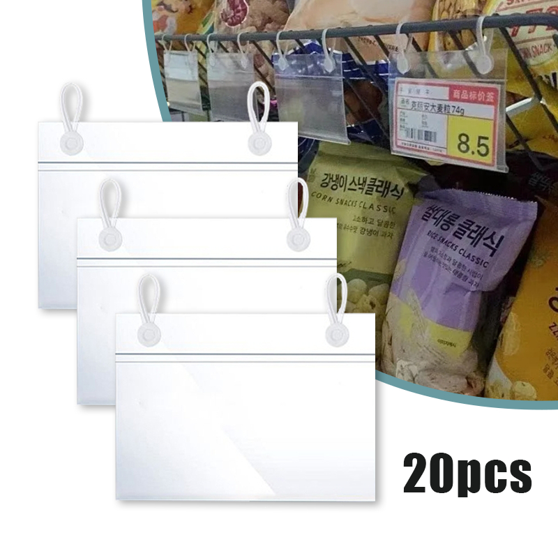 Jual 20pcs Label Harga Mika Price Tag Gantung Price Tag Holder | Shopee ...