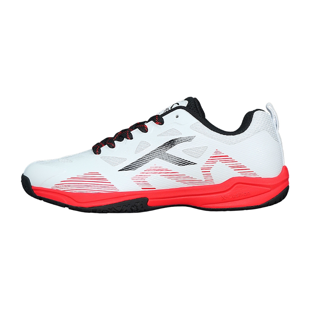 Jual Hundred Badminton Shoes Beast Pro HBFS-3M098-4 White/Black/Red ...
