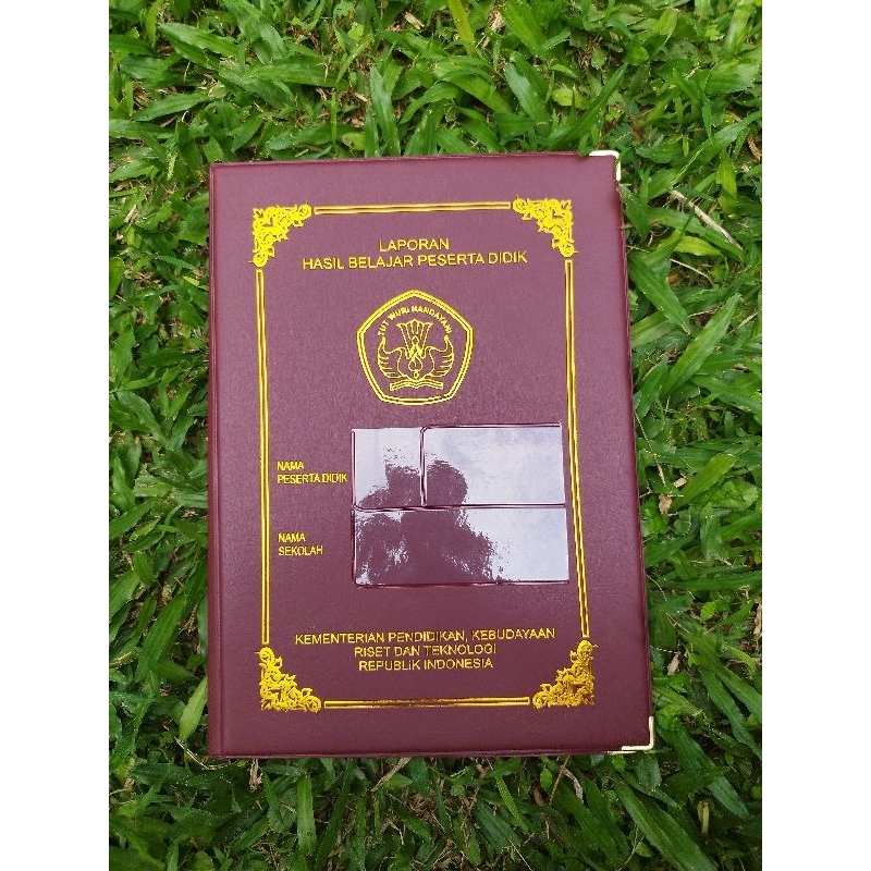 Jual map rapor tanpa minimal order/map rapor sekolah 2 papan nama/ map ...