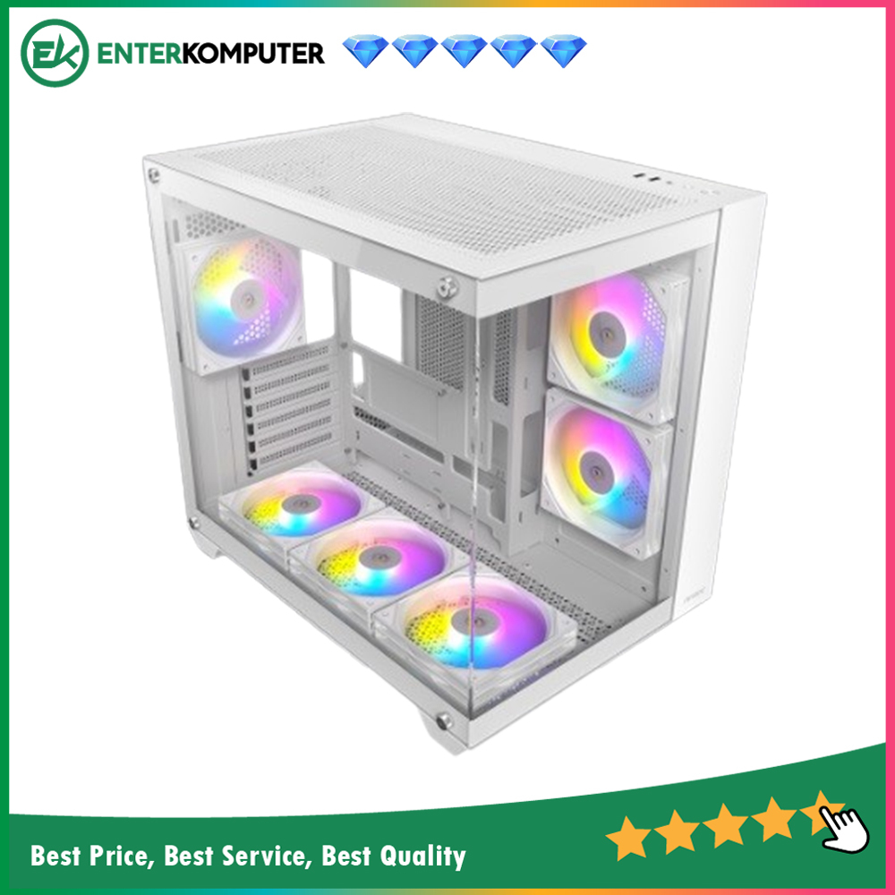Jual Antec CX800 RGB ELITE WHITE - Mid-Tower Gaming Case - 4mm Tempered ...