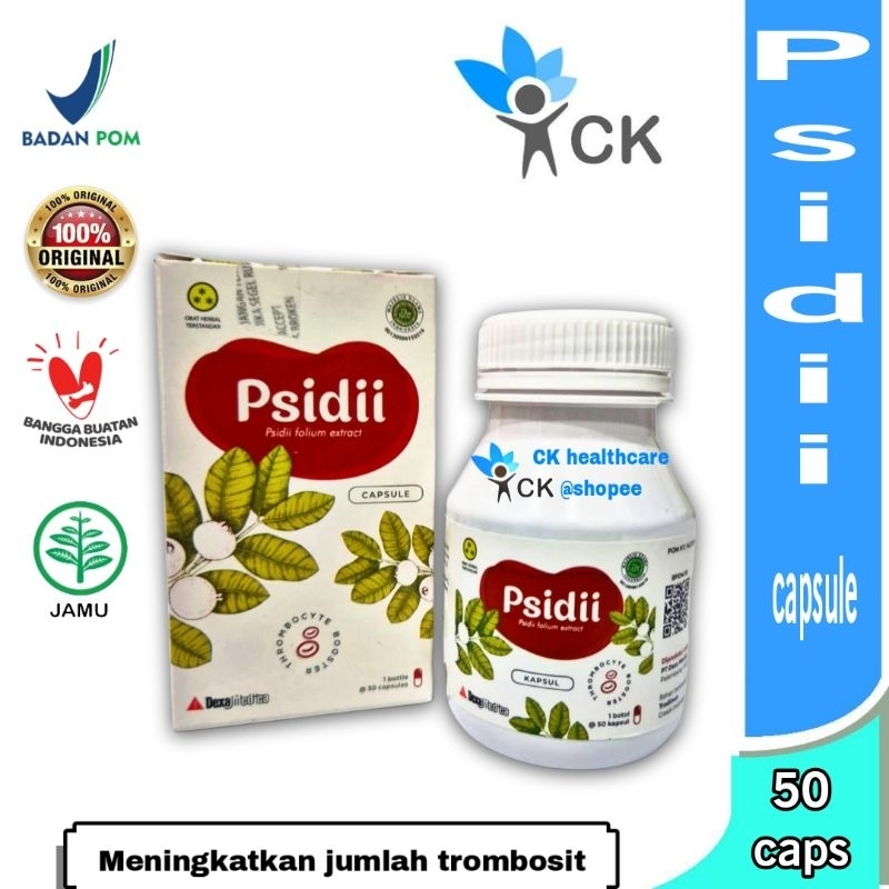 Jual PSIDII 500 MG KAPSUL BOX ISI 50 meningkatkan kadar trombosit ...