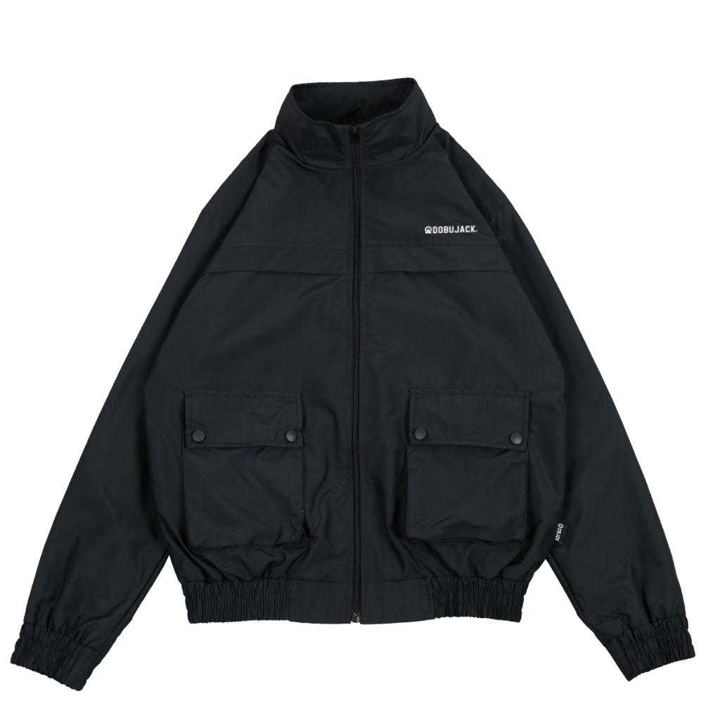 Jual Dobujack Tracktop Suit Jacket Zeta Black | Shopee Indonesia