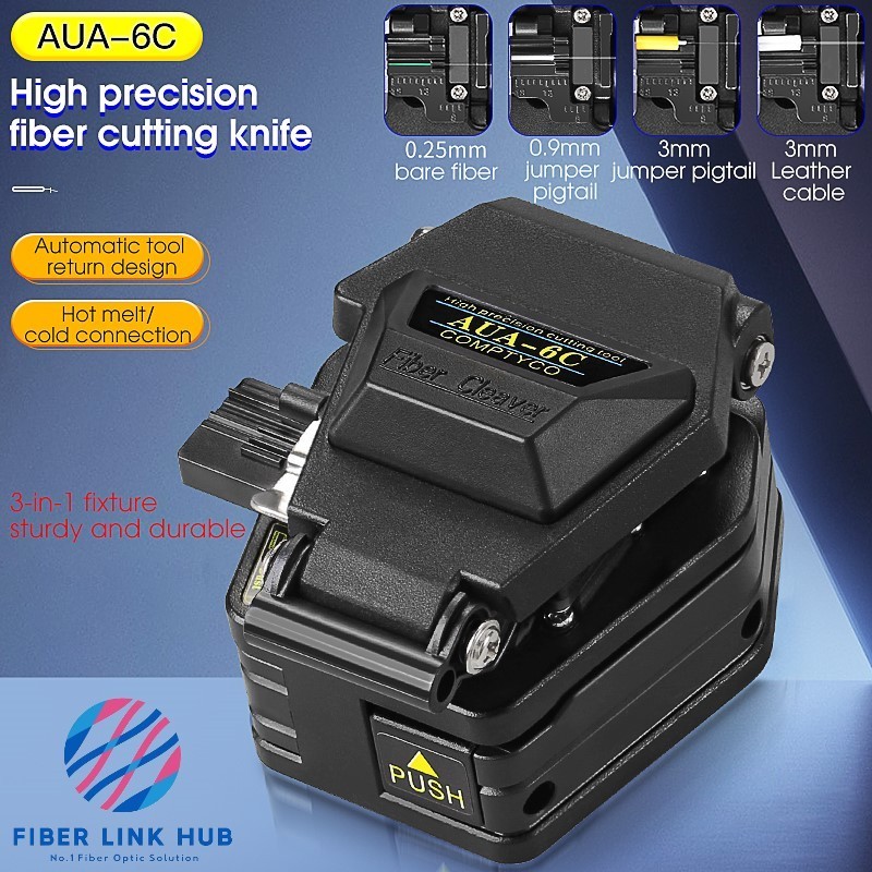 Jual SKL-6C AUA-6C FC-6S Fiber Cleaver Cable Cutting Knife FTTT Fiber ...