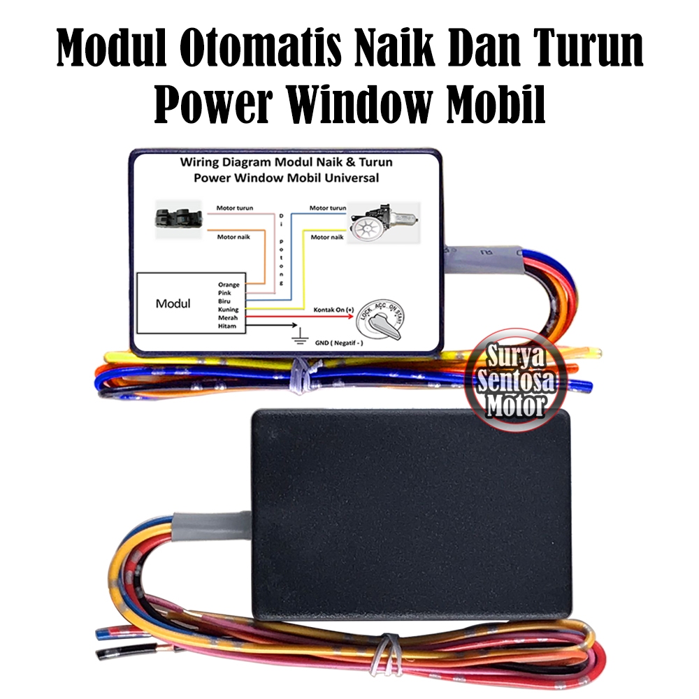 Jual Modul Otomatis Naik Dan Turun Power Window Universal Atau Modul ...