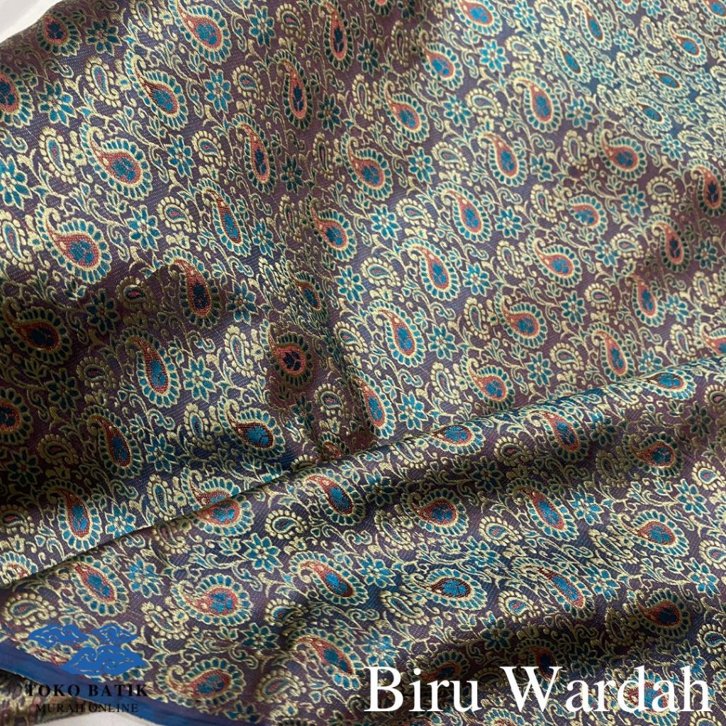 Jual Kain Songket Nusantara Golden Kilap Premium Motif Kerajaan ...