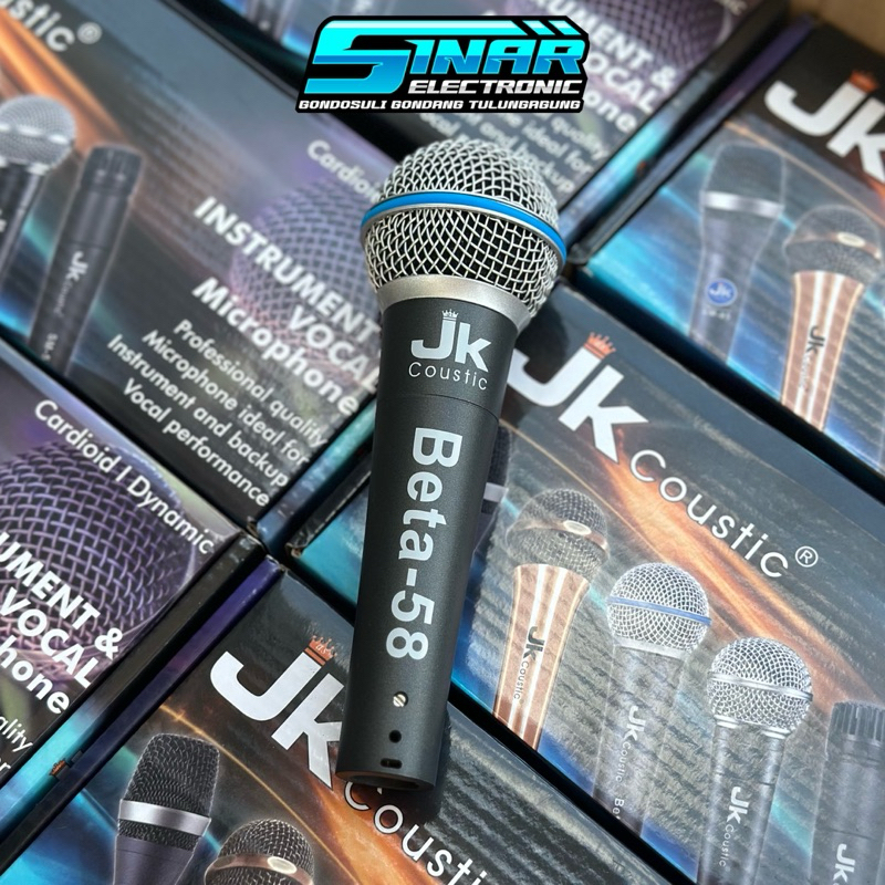 Jual Microphone Mic JK Coustic Beta-58 Original | Shopee Indonesia