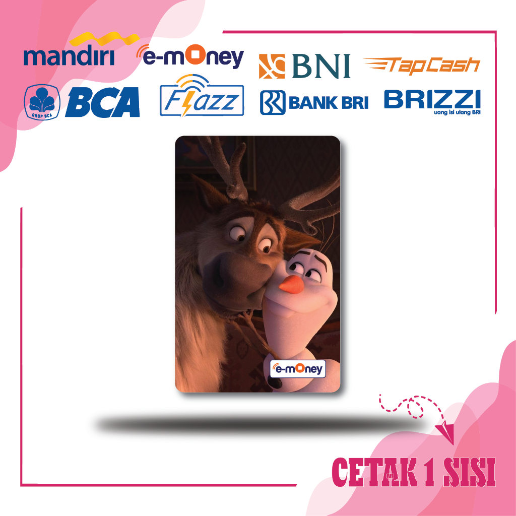 Jual KARTU EMONEY KARTUN ANIME DISNEY FROZEN 2 OLAF & RUSA KARTUN MOVIE ...