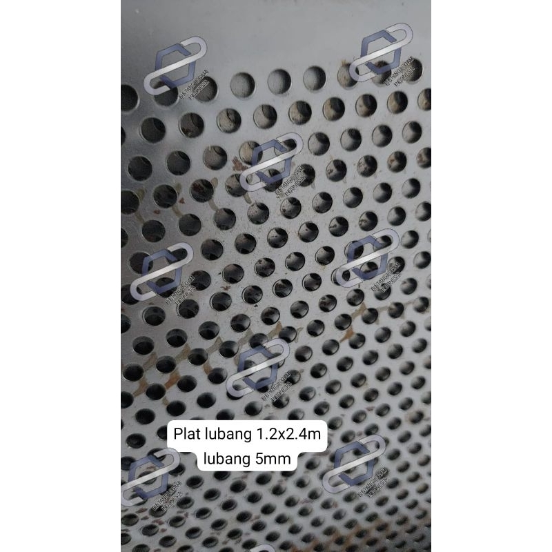 Jual PLAT LUBANG TEBAL 1 MM DIAMETER 3/5/8mm/ Plat Perforated | Shopee ...
