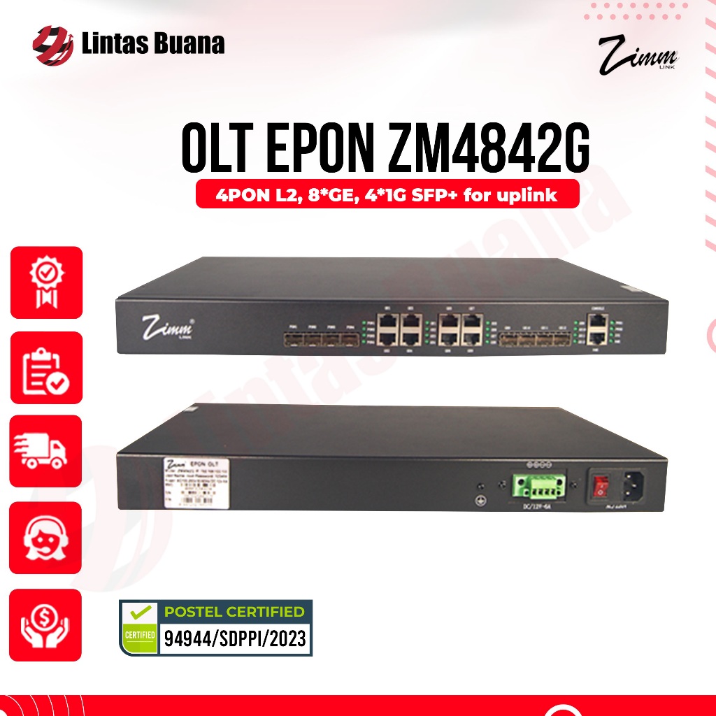 Jual OLT EPON HSGQ-E04ID | OLT HIOSO 4PON 1G Uplink | OLT EPON 4 PON AC ...