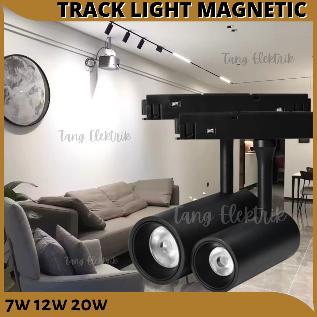 Jual Track Light LED Magnetic Lampu Sorot Track LED Magnetic Universal | Shopee Indonesia