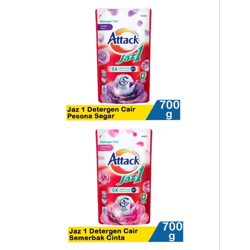 Jual Attack jaz1 gel semerbak cinta sabun cair detergen cair 700ml ...