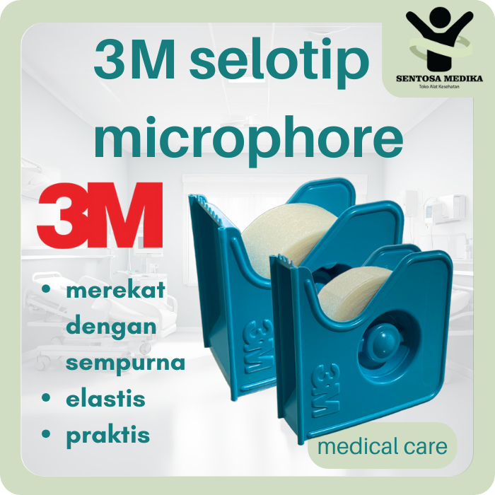 Jual plaster kulit 3M micropore 1'' 1/2'' surgical tape | Shopee Indonesia