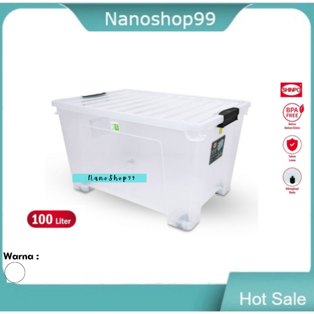Jual Container Box Cb 100 liter SIP 102 SHINPO / JJ.Houseware | Shopee ...