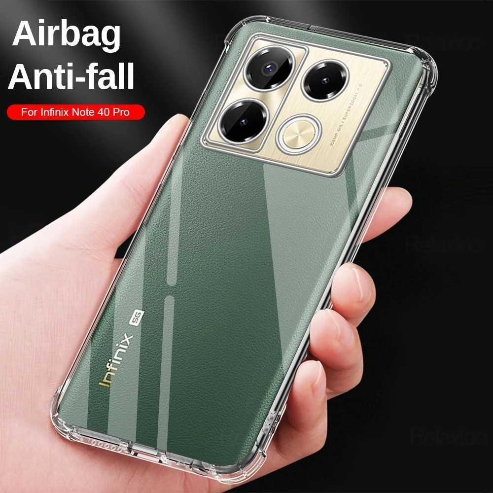 Jual Case INFINIX NOTE 40 40 PRO 40 PRO PLUS AirBag Clear Anti Crack Cover Bening Premium ...
