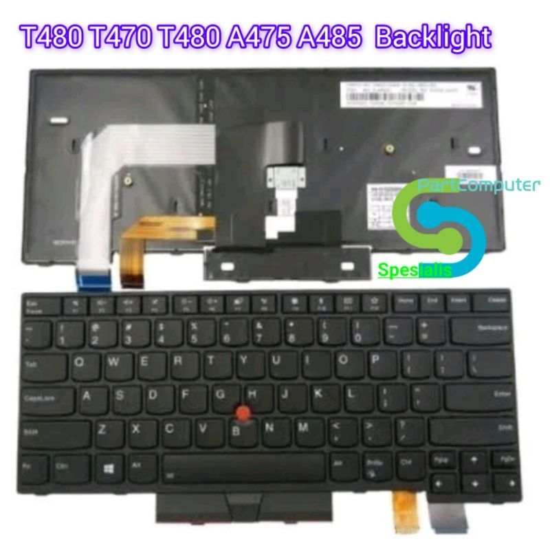 Jual Keyboard Lenovo Thinkpad T480 T470 T480 A475 A485 Ada lampu ...