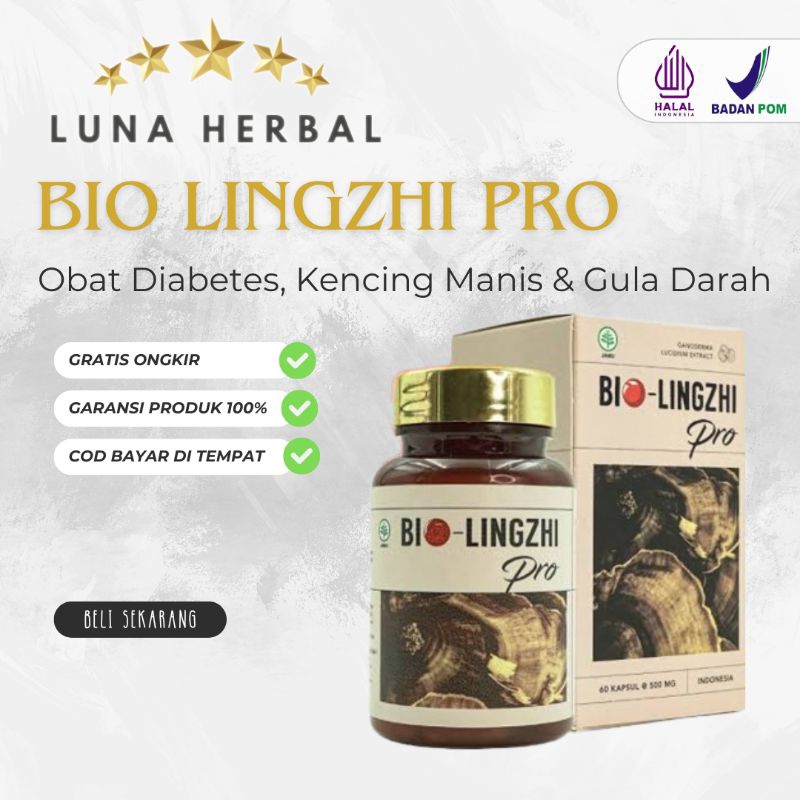 Jual Bio Lingzhi Pro Obat Herbal Mengatasi Diabetes Kencing Manis ...
