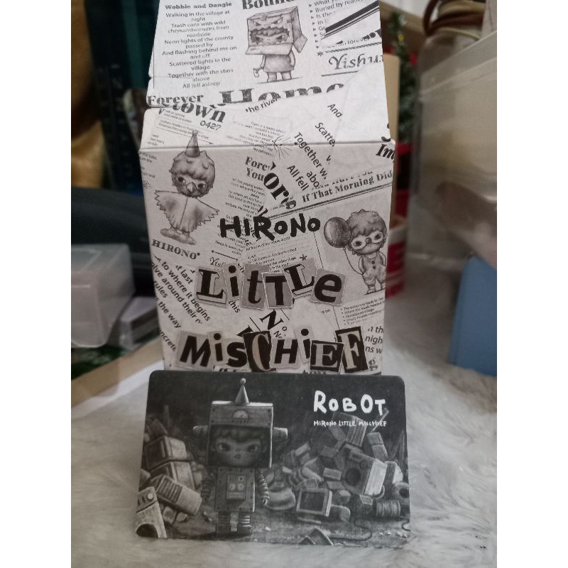 Jual Popmart Hirono Little Misschief The Robot | Shopee Indonesia