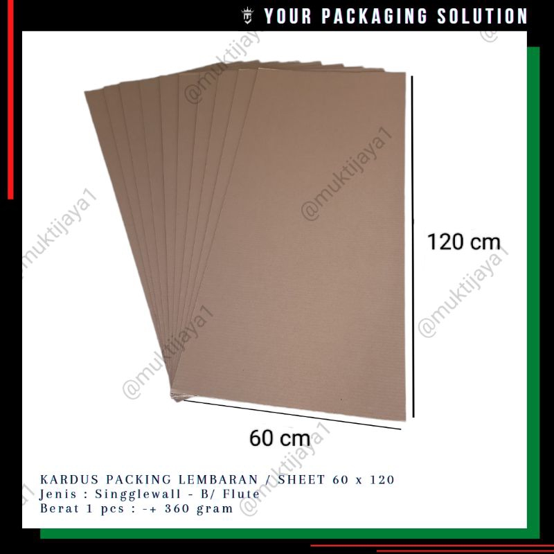 Jual Sheet Packing • 60x120cm • Kardus/ Karton Lembaran. | Shopee Indonesia