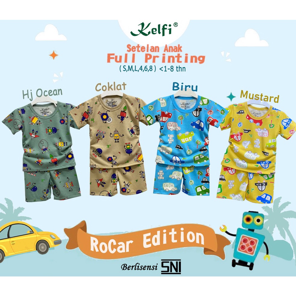 Jual Koleksi Terbaru KEI SETELAN ANAK FULL PRINTING SET BAJU ANAK COWOK ...