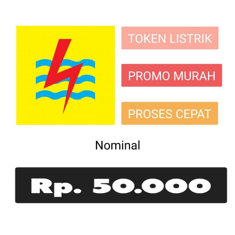 Jual Token Listrik Prabayar Promo Murah 50K | Shopee Indonesia