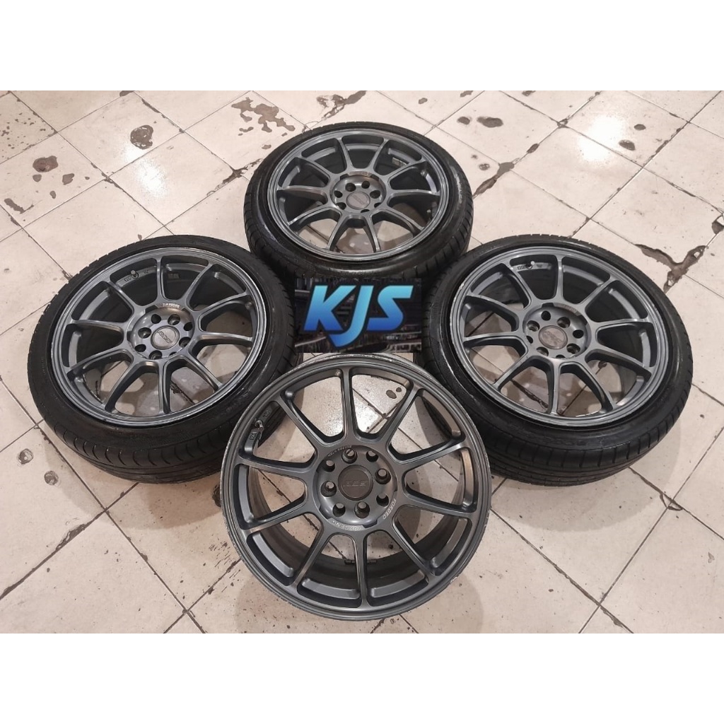Jual Velg Racing Bekas R17 Rays Pcd 4x100 4x114 Ban R17 Buat Livina Xenia Avanza Vios Yaris Jazz ...