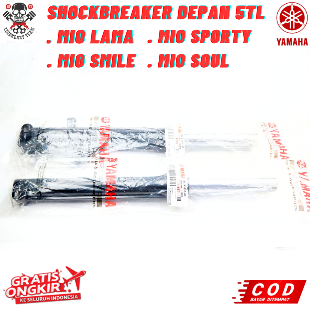 Jual Shockbreaker Tabung Depan Yamaha Mio Lama - Mio Sporty - Mio Smile - Mio Soul 5TL-F3020-00 ...