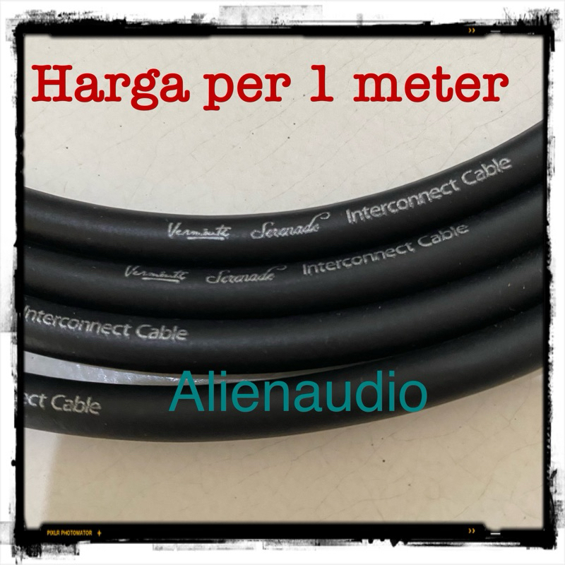 Jual kabel RCA Vermouth Serenade Interconnect bulk , harga per 1 meter ...