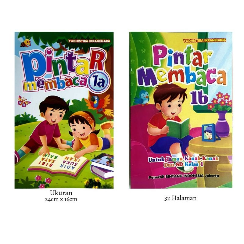 Jual Buku Pintar Membaca 1A dan 1B/Buku Edukasi Belajar Anak | Shopee ...