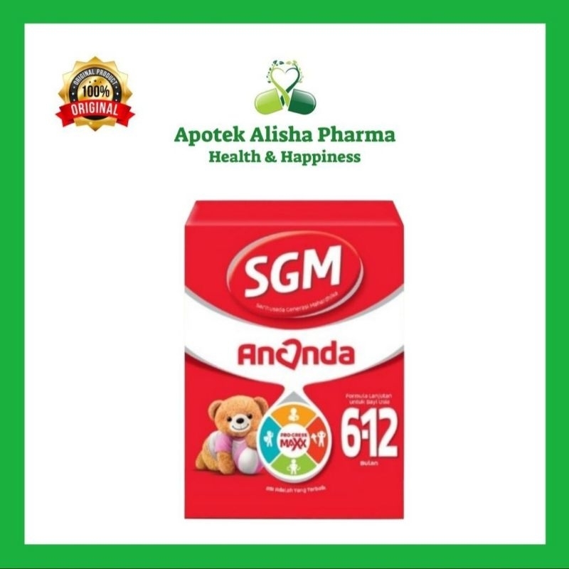 Jual SGM Ananda 6-12 bulan ( Box 600gr ) - Susu Formula Bayi Tahap 2 | Shopee Indonesia