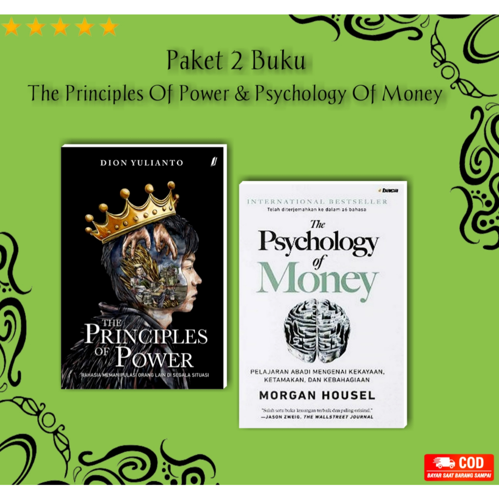 Jual Paket 2 Buku The Psychology Of Money & The Principles Of Power / B ...