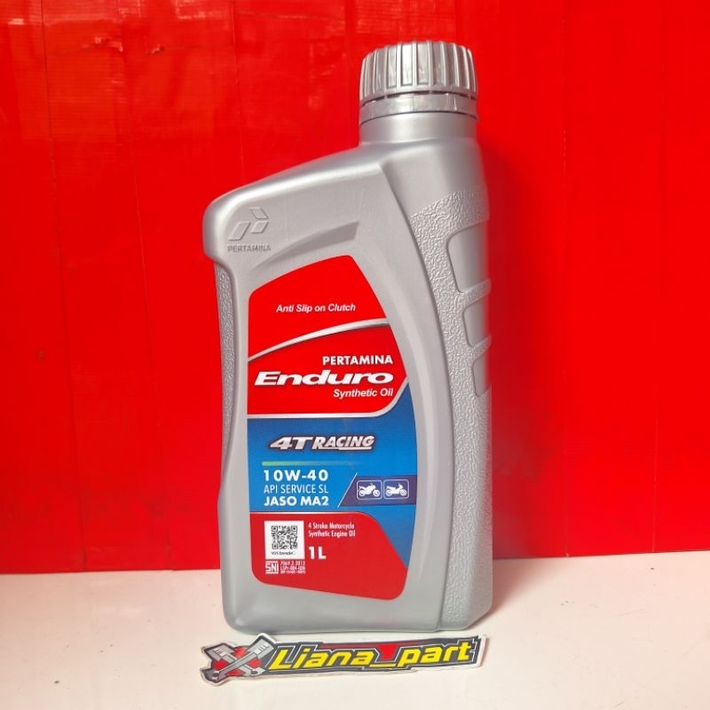 Jual OLI PERTAMINA ENDURO RACING 4T 1 LITER | Shopee Indonesia