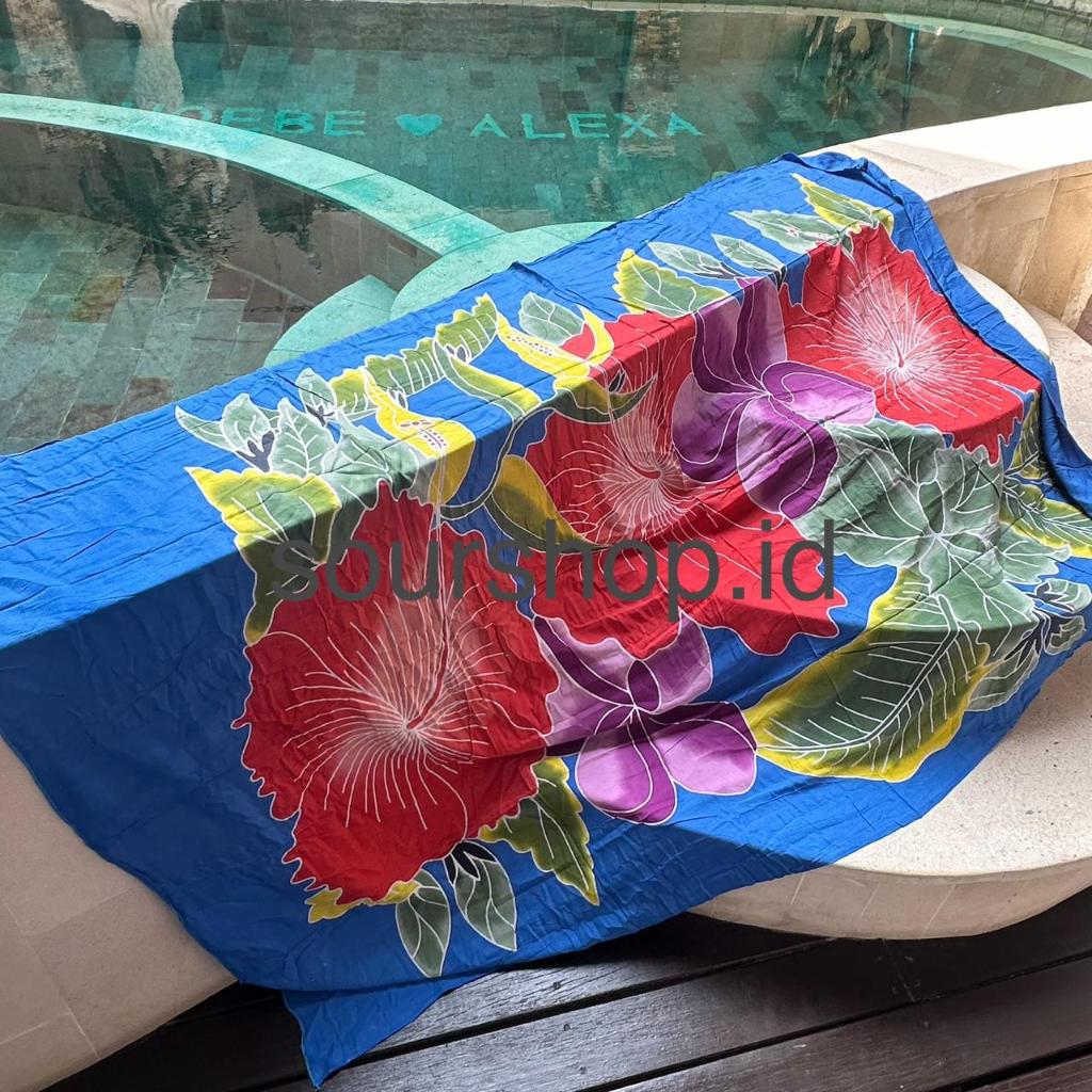 Jual Kain Pantai Bali Jumbo Premium 2 meter Part B | Kain Pantai Lukis Tebal Asli 200x123cm ...