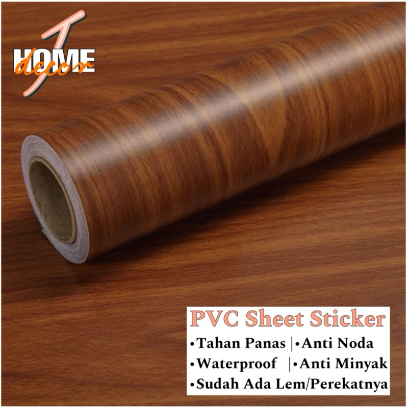 Jual stiker kayu PVC pelapis furinture meja lemari dapur anti air dan ...