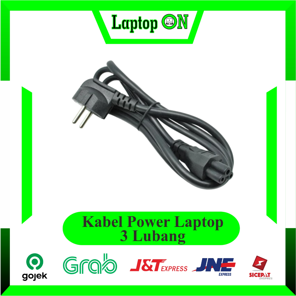 Jual Kabel Power Adaptor Laptop 3 Lubang | Shopee Indonesia