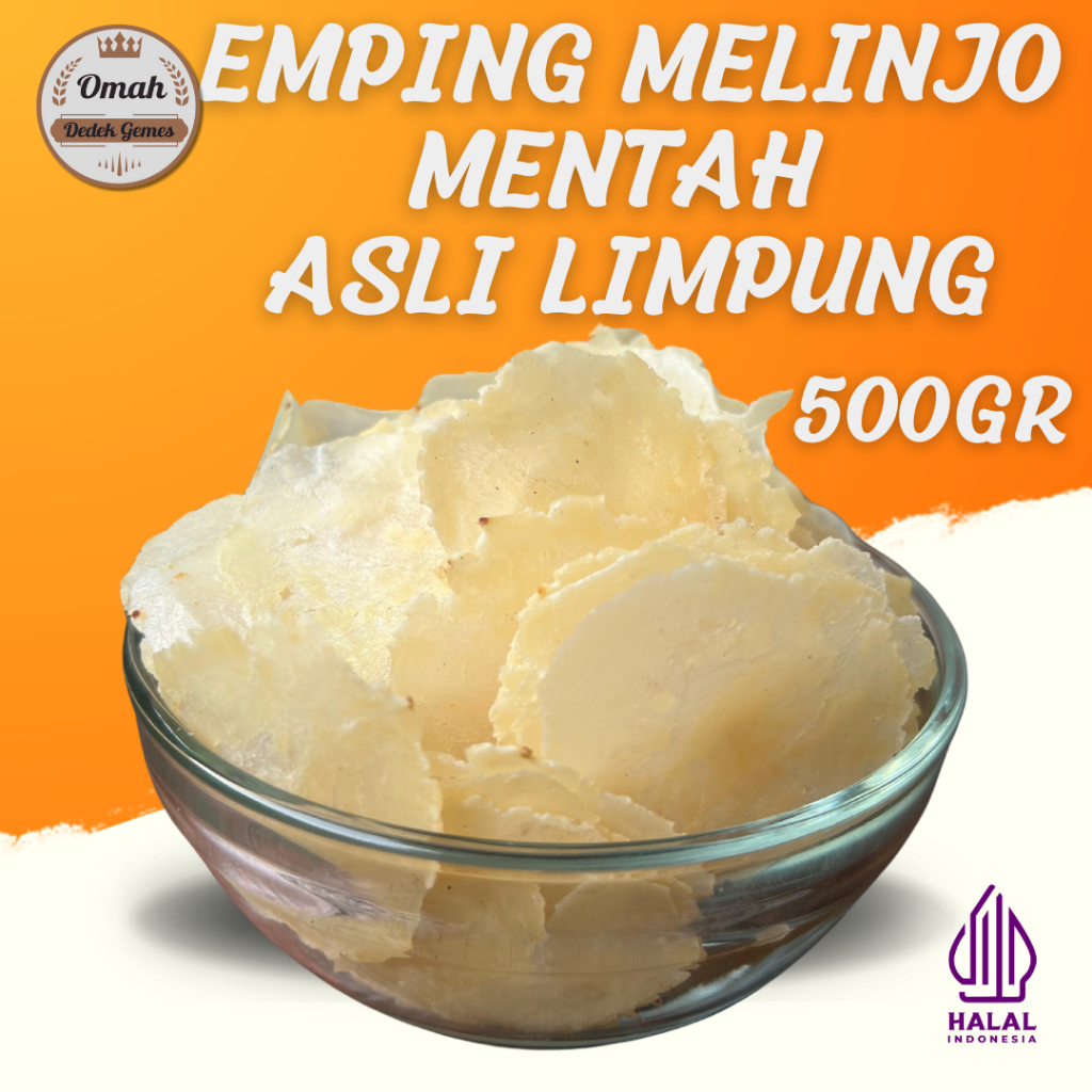 Jual EMPING MELINJO MENTAH 1/2kg ORIGINAL SUPER OLEH OLEH KHAS LIMPUNG ...