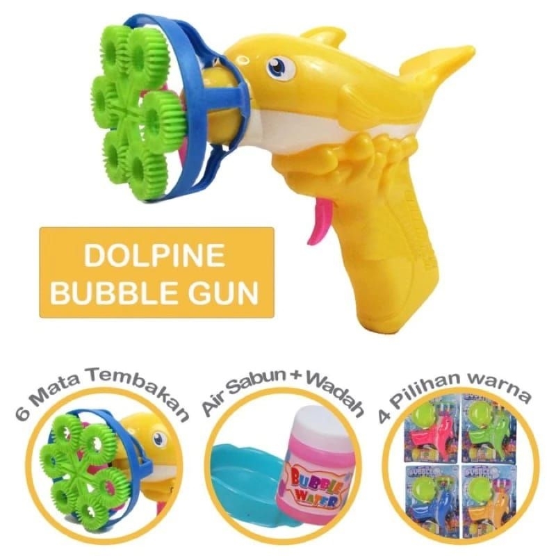 Jual Pistol Sabun Bubble Dolphin 5 Mata | Shopee Indonesia